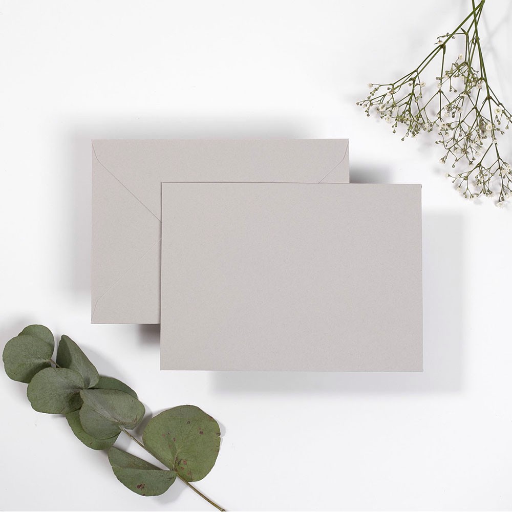 Pale Dove Grey Envelopes | C7/C6/5x7"/C5/Square | DIY